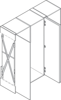 Hawa Concepta 50 Set for 1 Wooden Door - SWS Hardware