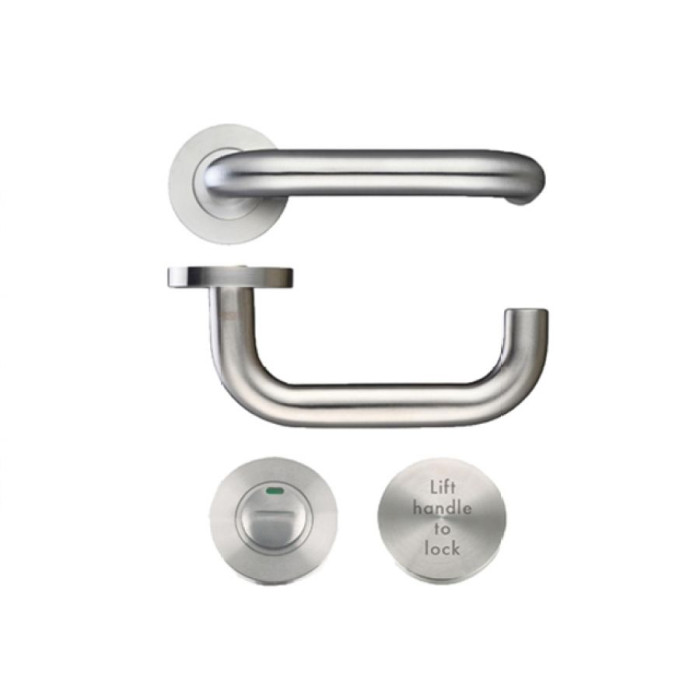 Lift to Lock Safety Lever Handle Set 19mm - SWS Hardware
