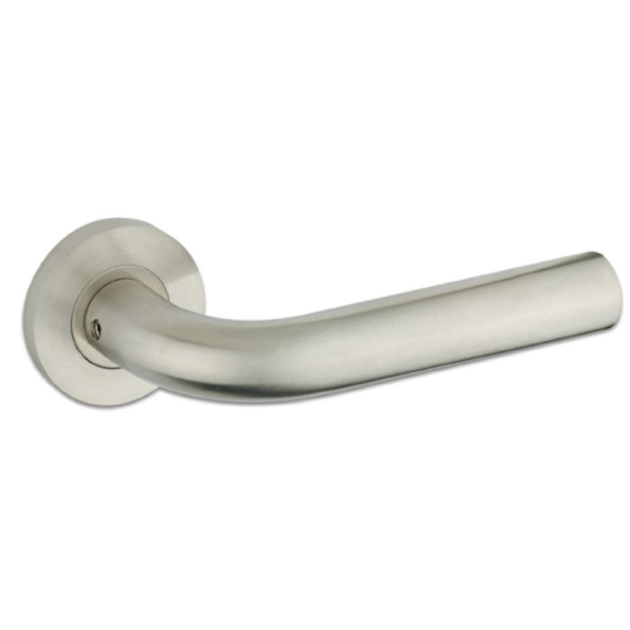 19mm Safety Lever Handles - 52mm Push-On Rose - SWS Hardware